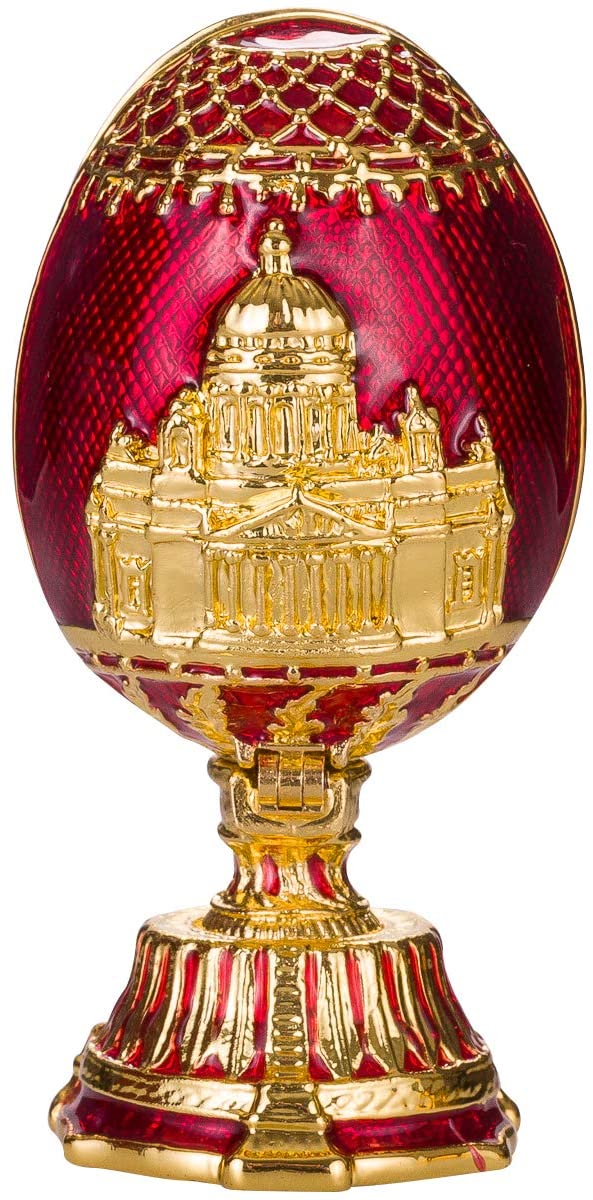 Glamorous style Easter Egg with Church of Savior on Blood & St.Isaac’s ...