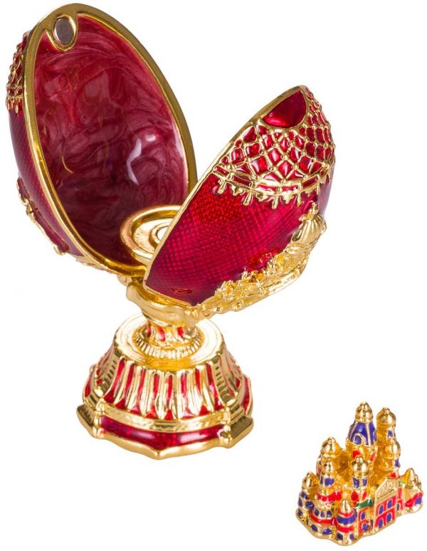 Glamorous style Easter Egg with Church of Savior on Blood & St.Isaac’s ...