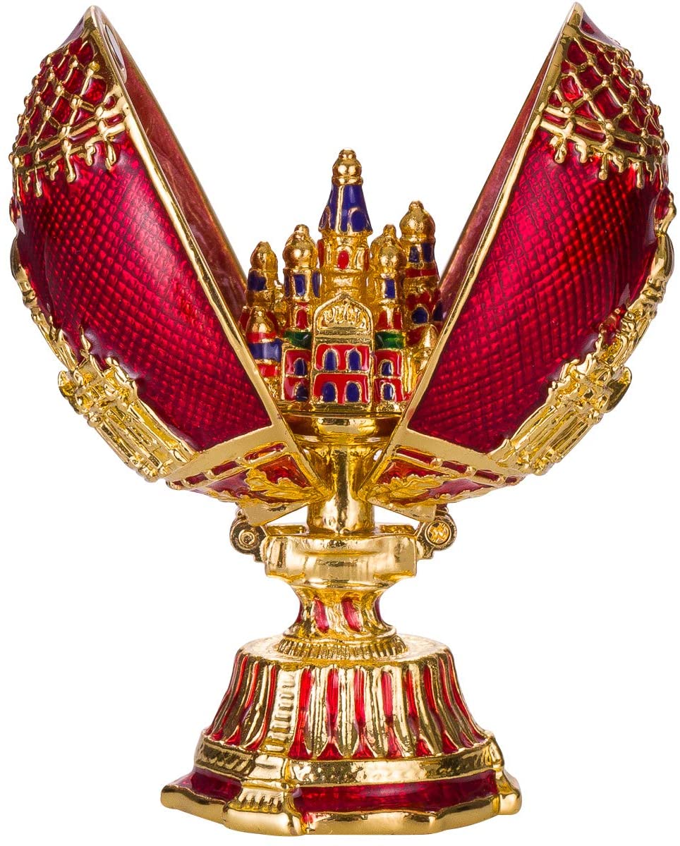 Glamorous style Easter Egg with Church of Savior on Blood & St.Isaac’s ...